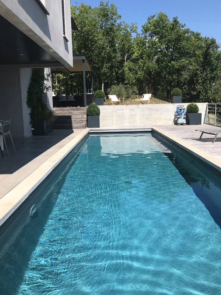 Maison D’architecte Avec Piscine - Albas