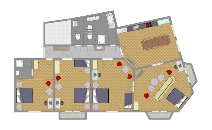 Florentinum Premium 3-bedrooms, Balcony (Old Town) - Praga