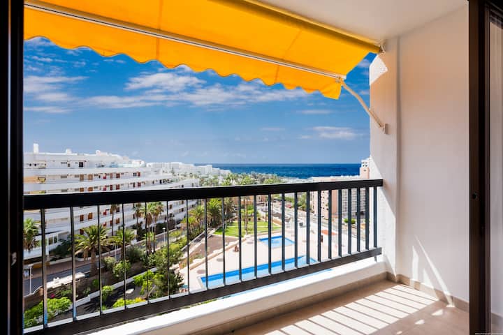 Super Ocean Views, 100m To The Beach, Free Parking - Costa Adeje