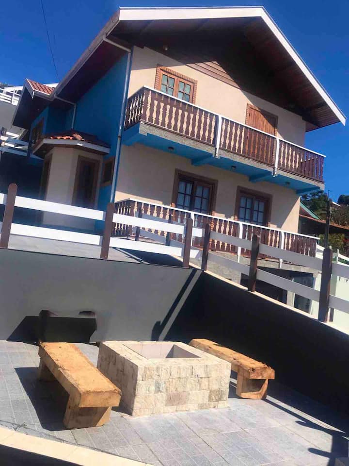 Casa Inteira, Com Lareira E Vista Para A Natureza. - Santo Antônio do Pinhal