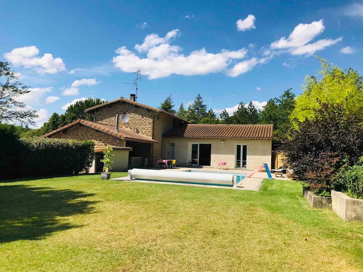 Maison Au Calme Avec Piscine Et Grand Jardin - Saint-Donat-sur-l'Herbasse