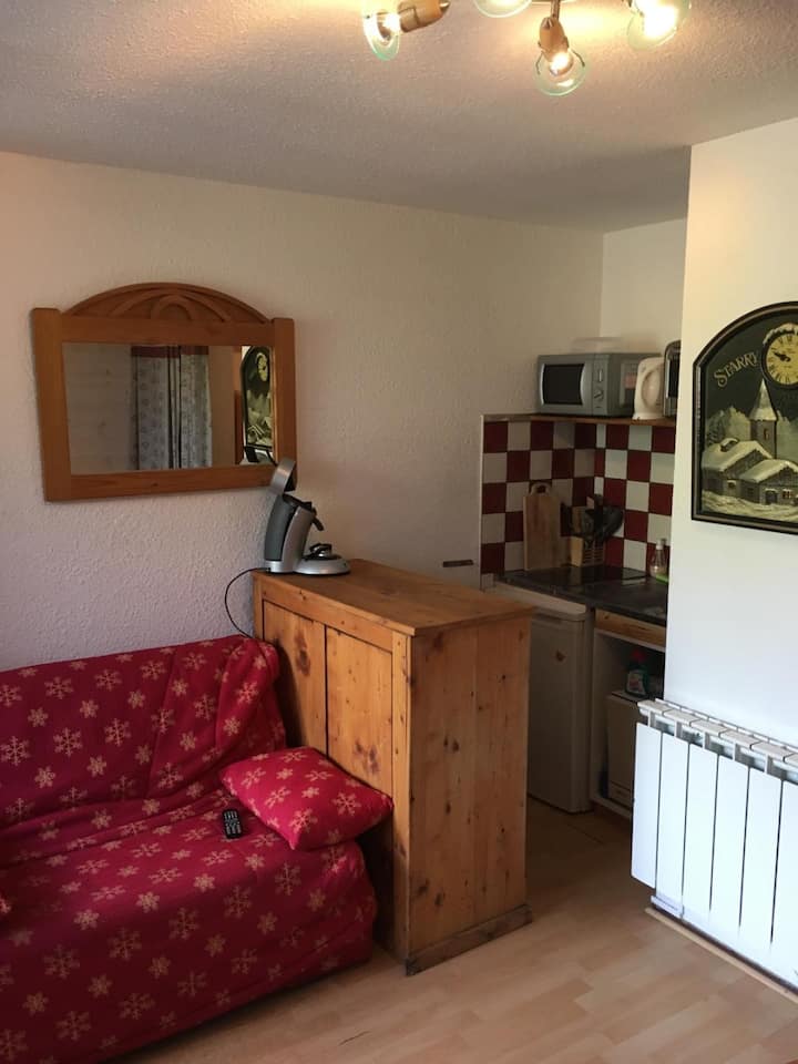 Appt Les 2 Alpes 4pers Resid Calme/pied Des Pistes - Les Deux Alpes