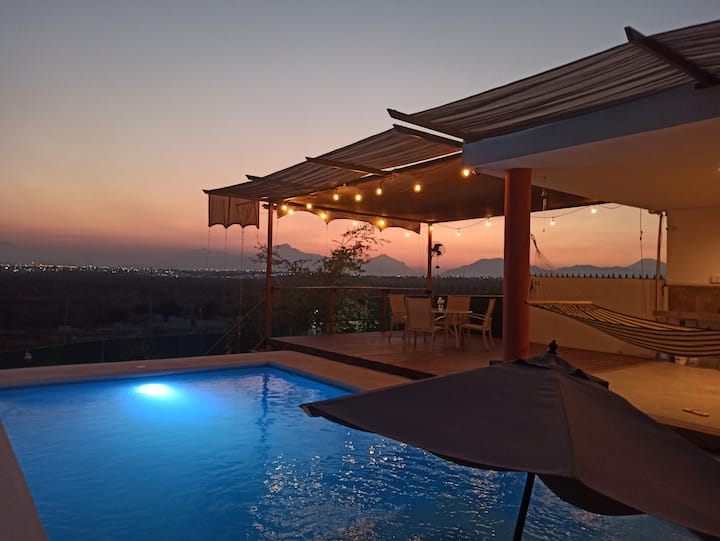 Quinta Con Alberca Climatizada En Zuazua - Nuevo León