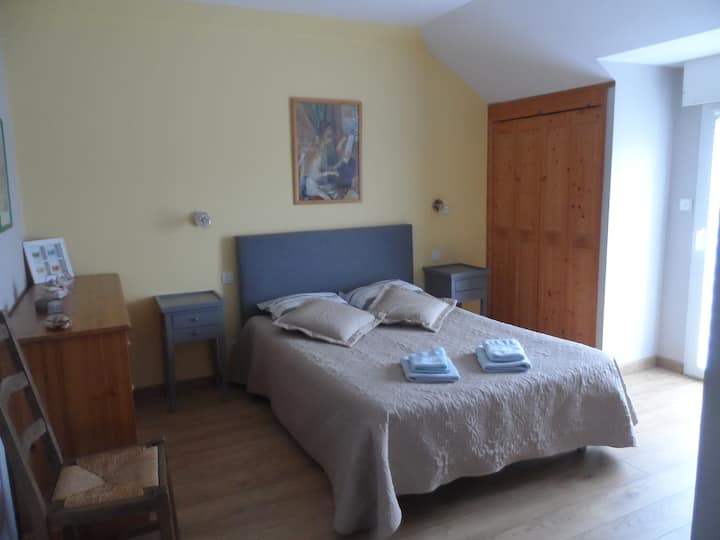 Chambre "Anisée" Spacieuse Idéale Pour Un Couple - Lohéac