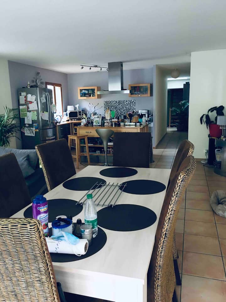 Chambre Dans Maison Avec Jardin Face Rivière - Pont-d'Ain