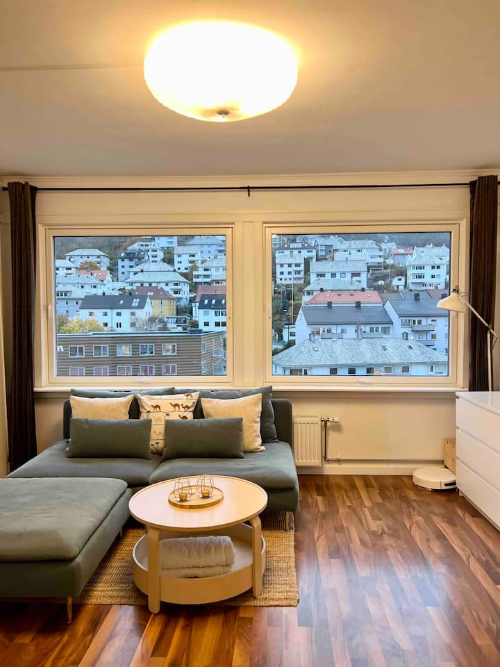 Sentral Studioleilighet I 9. Etasje Med Fin Utsikt - Bergen, Norway