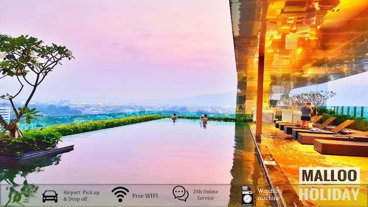 Quadruple Room - Double King Bed - City Center - Chiang Mai, Thailand