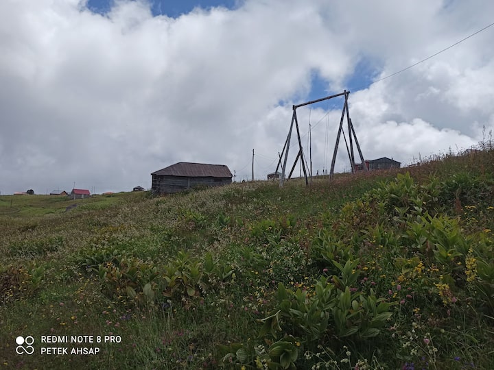 2000 Rakımlı Yaylada Ahşap Kütük Evde Tatil Keyfi - Maçka