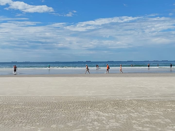 Apartamento Pé Na Areia - Guarujá