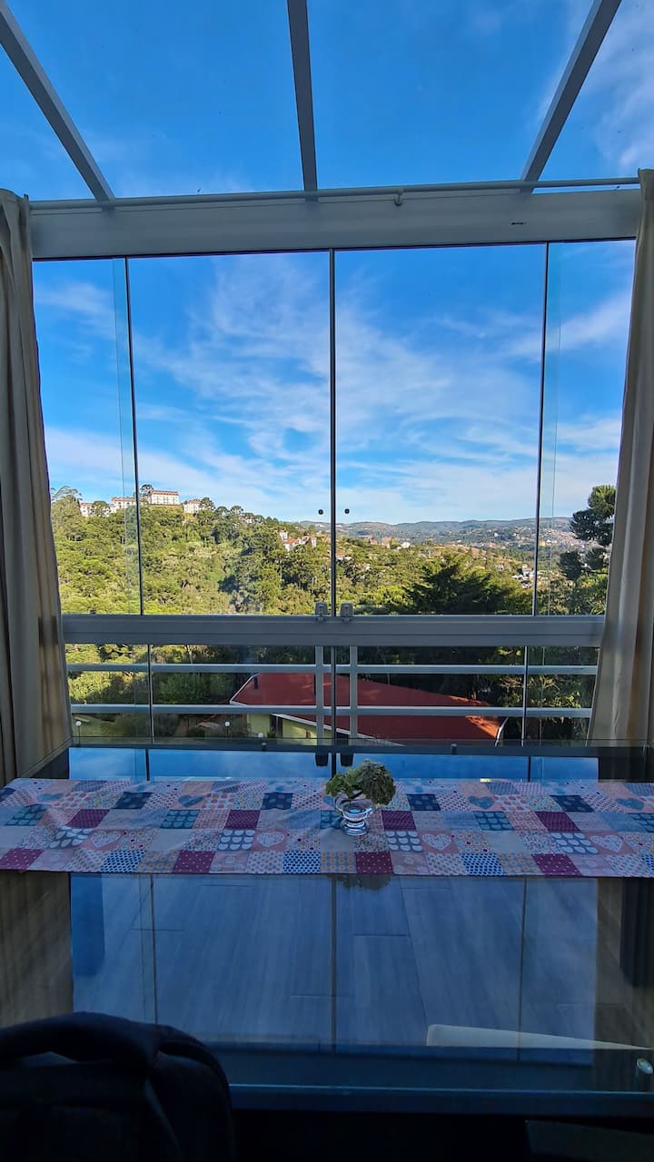 Duplex Aconchegante Vista Panorâmica Lareira Wi-fi - Campos do Jordão