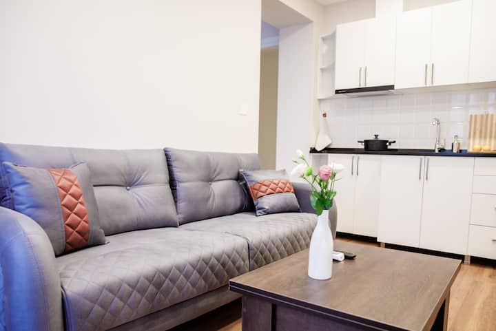 Stylish Seaside Apartment With Balcony And Bedroom - Batumi