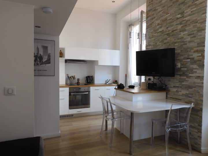 Coquet Studio (Rue Pietonne) à 100 M Des Plages - Menton