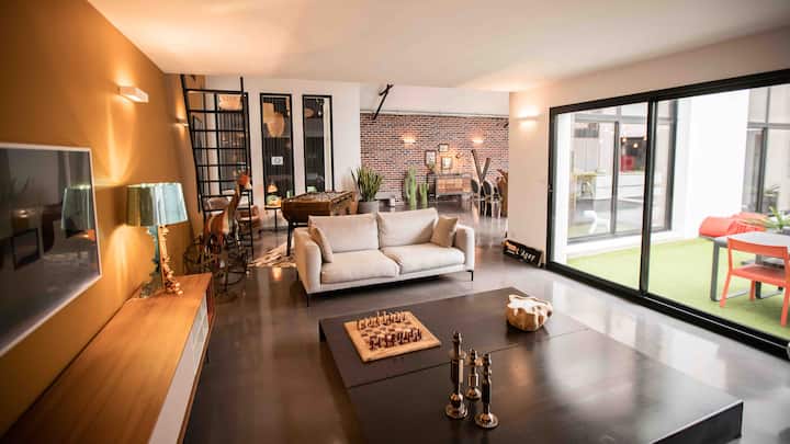 Loft D’exception Avec Piscine Privée. - Le Mans