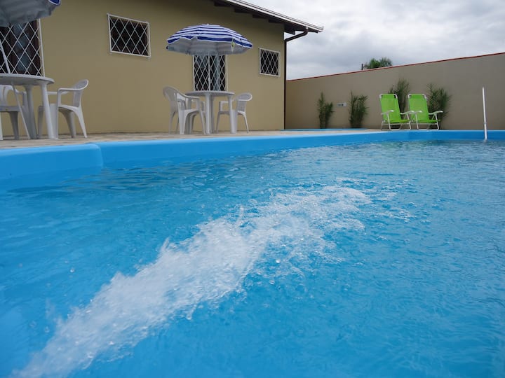 Wi Fi Casa 4 Quartos, Piscina, Acomoda 18 Pessoas. - Barra Velha