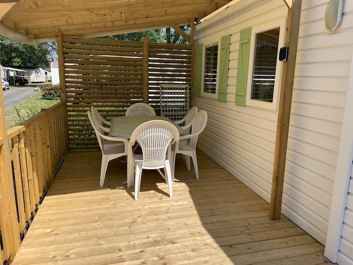 Mobil Home/3 Chambres 6 Personnes/camping3*angles - Angles