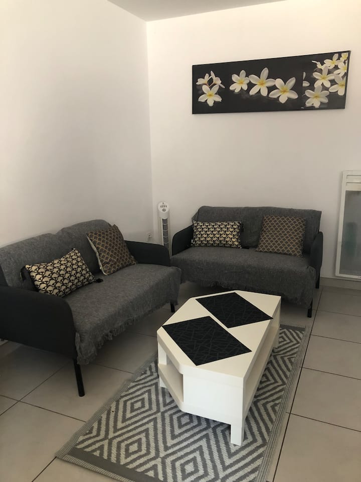 Appart Neuf 3 Chbres, Cour Ext, Prox Centre Ville - Hotel Ibis Budget Montpellier Centre Millenaire