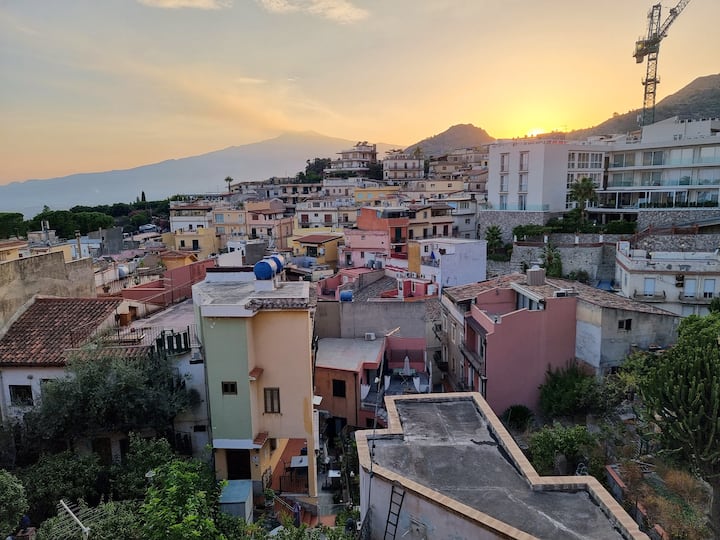 Casa Da Vinci -A- 60mq Terrace Apartment - Taormina