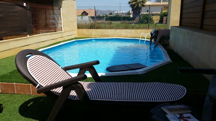 Caseta De Madera Al Lado Del Mar,piscina,wifi. - Tavernes de la Valldigna