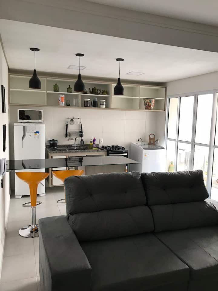 Apartamento Confortável Próximo Shopping Passeio - São Carlos