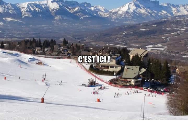 Beau Duplex Au Cœur Des Alpes Au Pied Des Pistes - Saint-Léger-les-Mélèzes