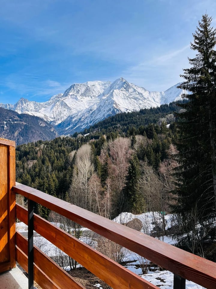 Appartement Montagnard Avec Vue Sur Le Mont-blanc - Saint-Gervais-les-Bains