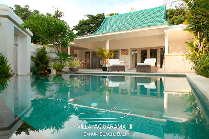 Villa Aquarama 3 - 2ch, Bien Située à Sanur Beach. - Denpasar