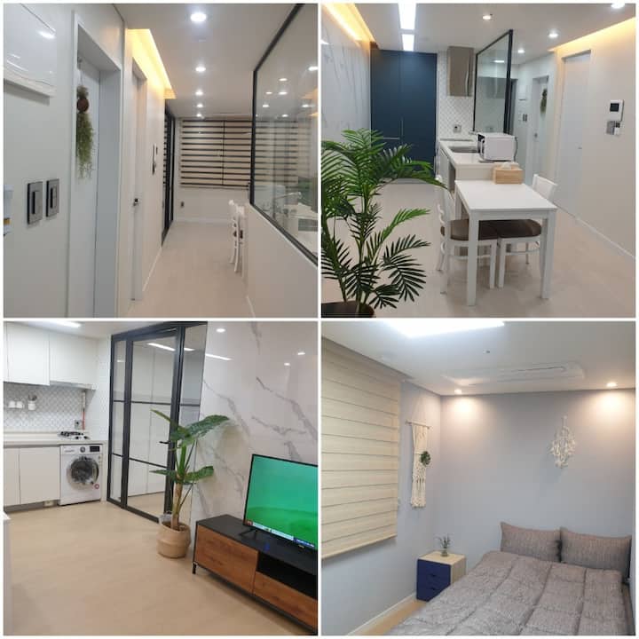 신축, 투룸, 서귀더부티크, 매일올레시장 도보5분, 서귀포 중심지 아랑조을거리에 위치 - Seogwipo-si