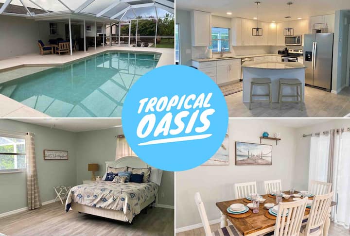 Tropical Oasis Villa With Optional Heated Pool - Cape Coral, FL