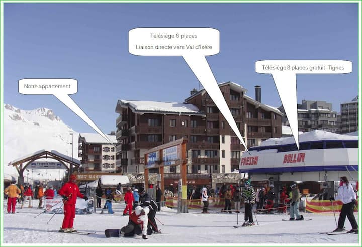 Appart 3 Pièces  Tignes Val Claret  Bord De Pistes - Tignes