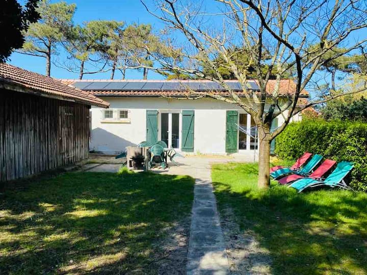 Maison 400 M Plage Jardin Clos Arboré - Mimizan