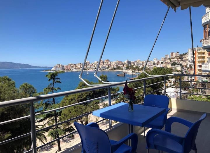 Apartament Me Pamje Nga Deti Me Tre Dhoma Gjumi - 사란더