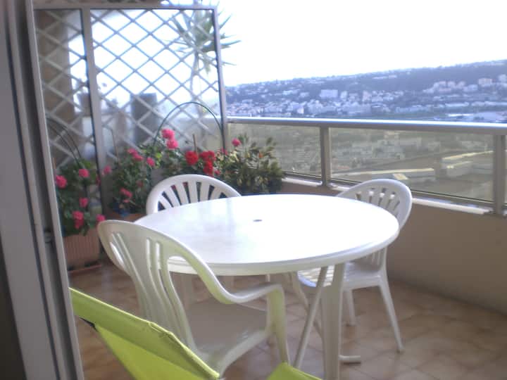 Chambre Prive Dans Beau 3 Pieces/ Piscina - Nice