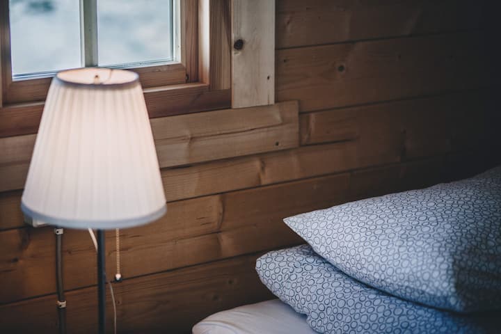 Rauduskridur Farm. The Yellow Cabin - Iceland