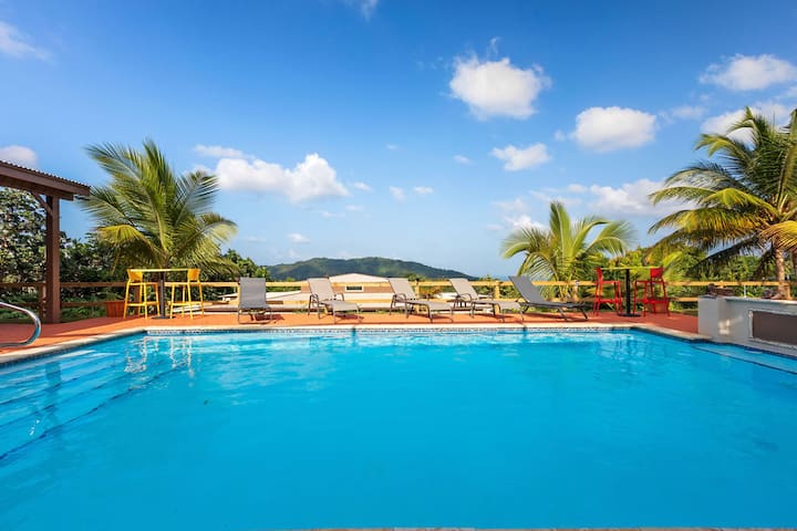 Mountain Ranch 7 Bedroom Nature Lovers With Pool - Puerto Rico