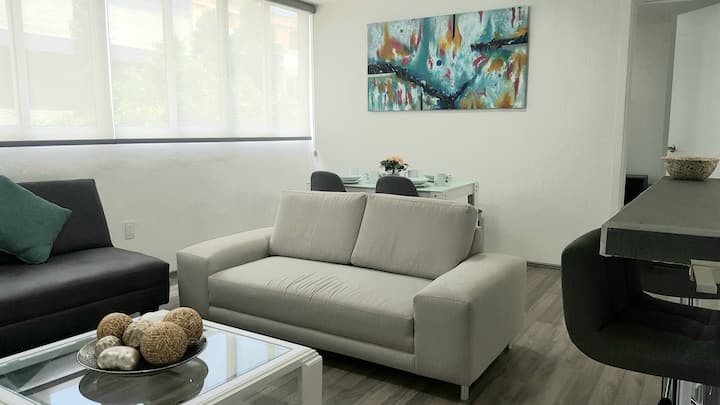 Depto Completo En "Nápoles", 1br, Cerca De Wtc. - メキシコシティ