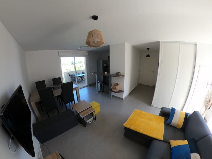 Appartement Tout Confort Proche Des Plages - Sérignan