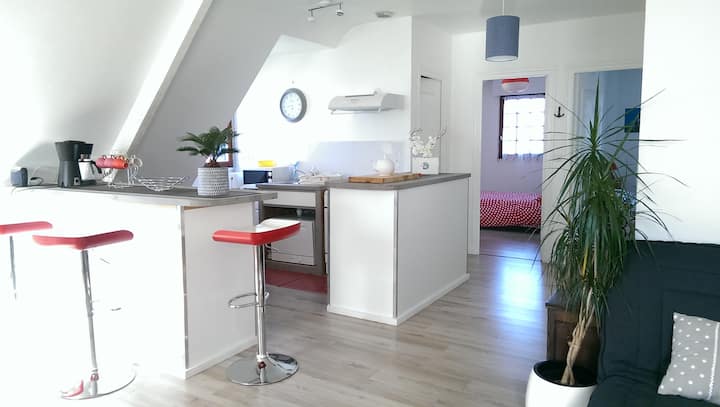 Charmant Appartement Ploumanac'h, Vue Mer, Wifi - Trégastel