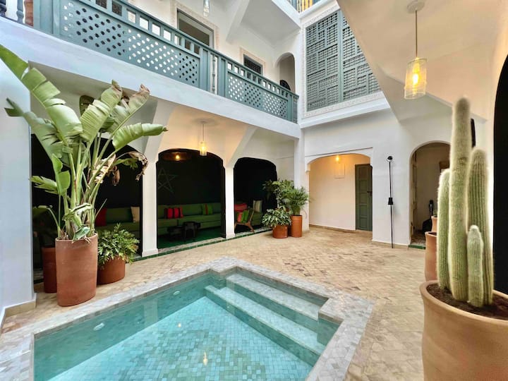 Dar Umi - Piscine Chauffée Et Bassin Sur Le Toit - Marrakech