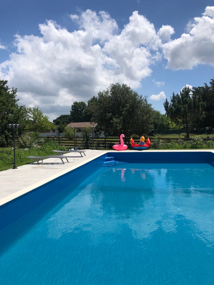 Un Joli Lieu Près  De L Océan  Avec Sa Piscine Xl - La Tremblade