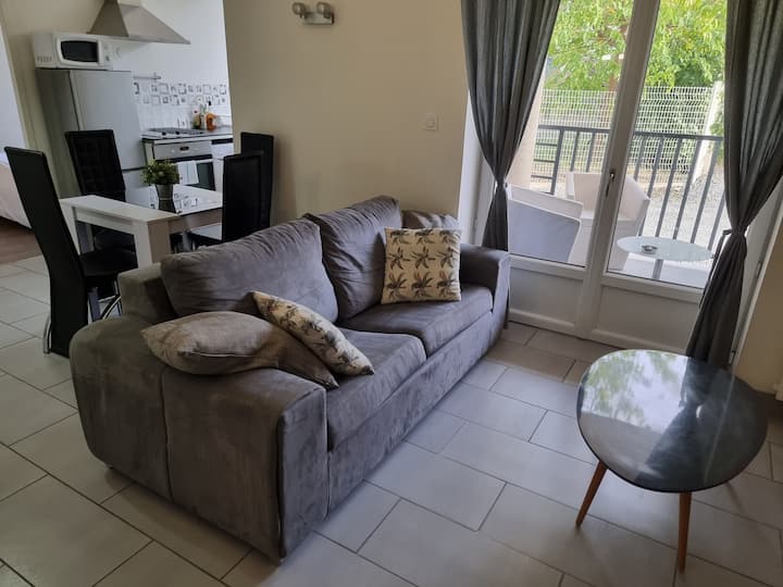 F2 Résidence Sécurisée Parking Privé Terrasse - IBIS Lyon Sud Chasse Sur Rhône