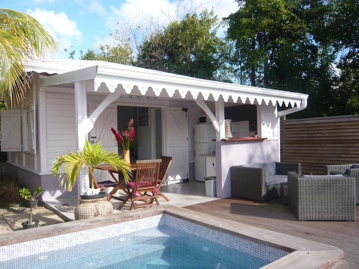 Bungalow, 200m De La Plage, Piscine - Martinique
