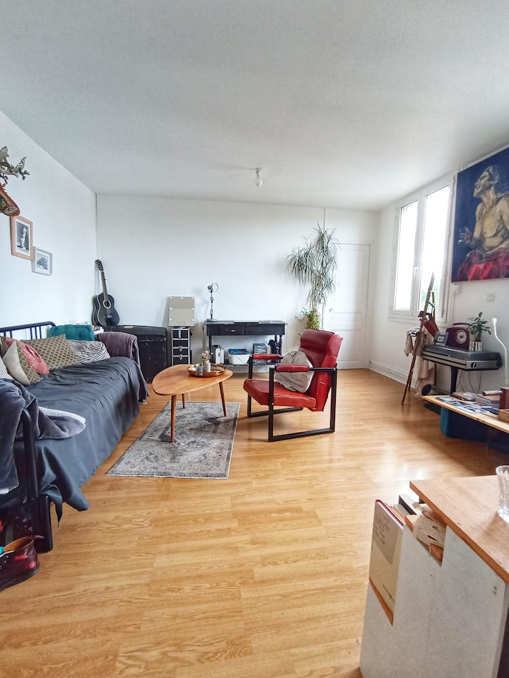 Appart D'artiste Cosy Entre Gare De Tours Et Tgv - Tours