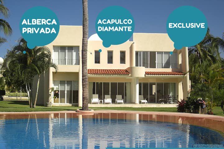 Modern Villa With Security And  Private Pool - Acapulco