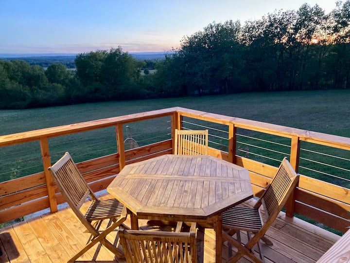 Gîte En Périgord Avec Vue Et Jacuzzi Intérieur - Aquitaine