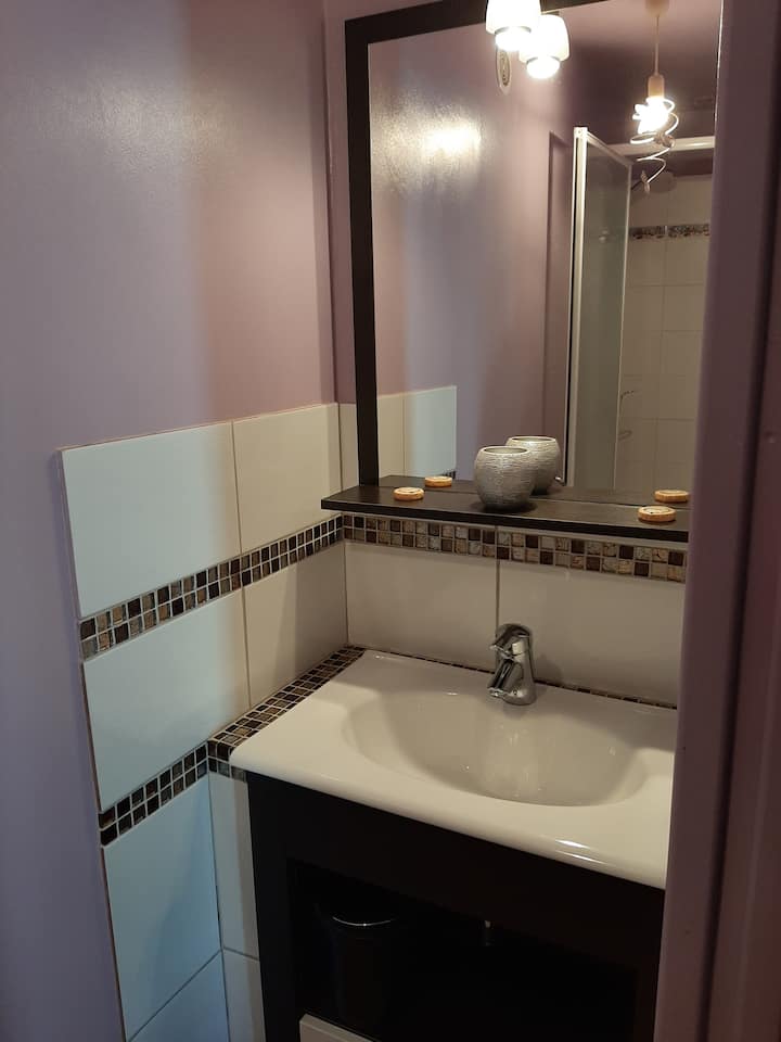 La Chèvrie   Chambre Violette - Isigny-sur-Mer