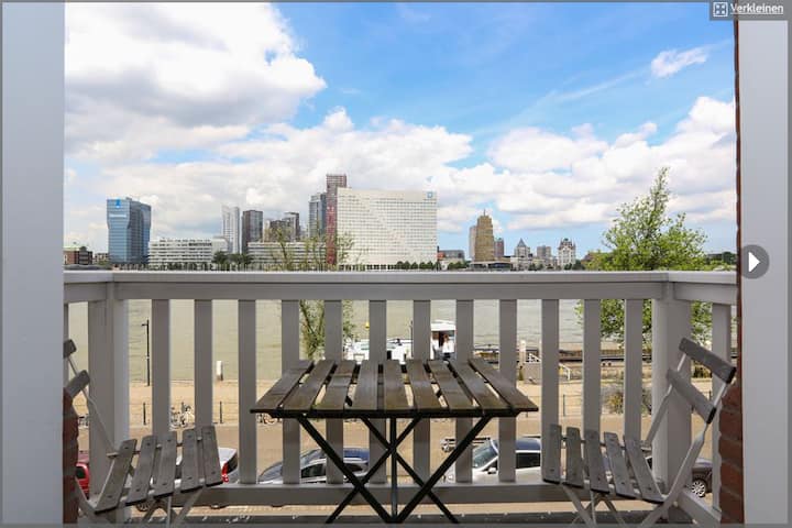 Iconic Apartment With River View, Near City Centre - Rotterdam