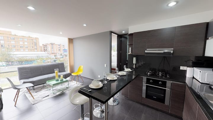 Hermoso Apto 2 Hab Cerca A La Clinica Reina Sofia - Bogotá