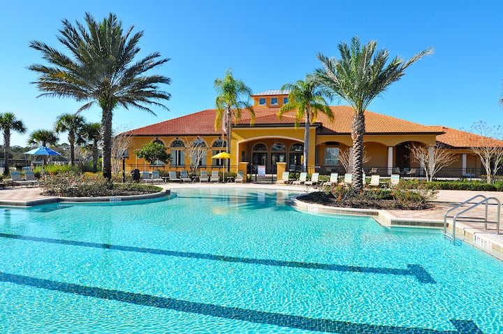 Beautiful Family Home, Private Pool/spa, Great View In Gated Resort Near Disney - Davenport, FL