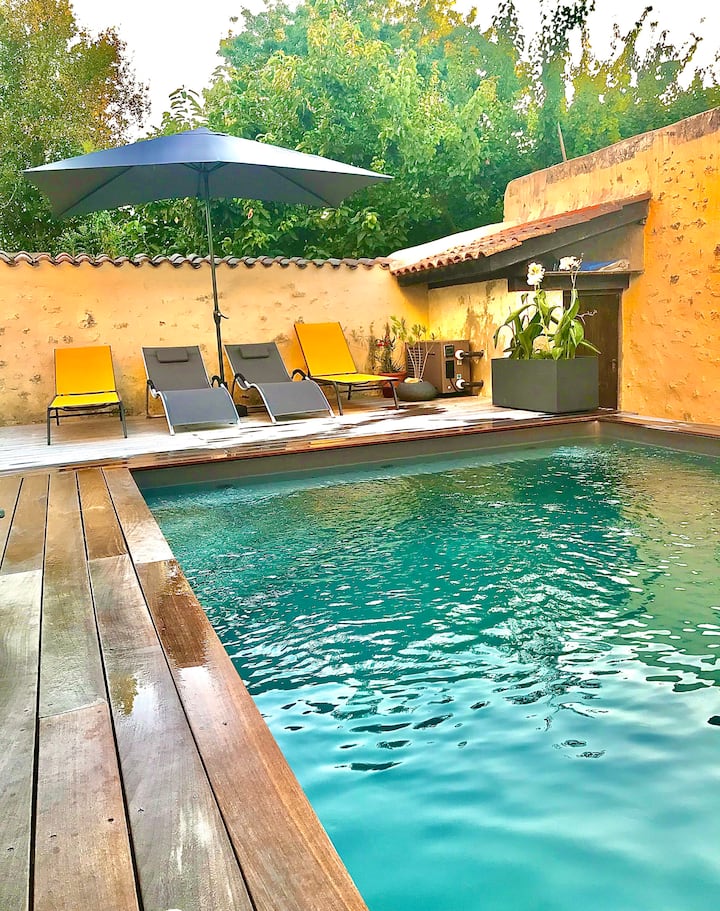 Maison Bordelaise Piscine/salle De Fitness  6 Pers - Blaye