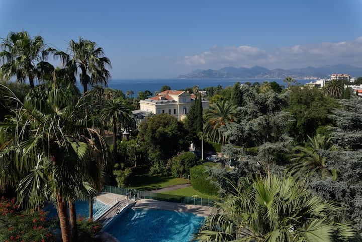 Trés Belle Vue-spacieux-piscine-2 Chambres Ac - Cannes